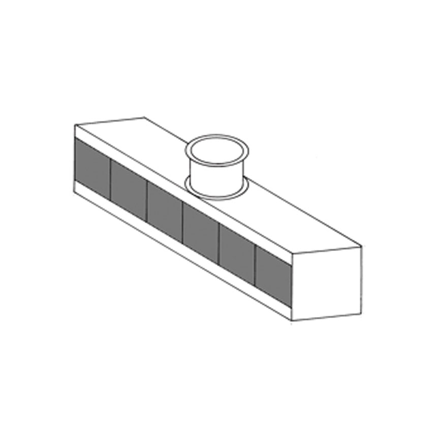 Col-Met Prep Station Exhaust Bench - 12 Foot | Auto Paint Prep