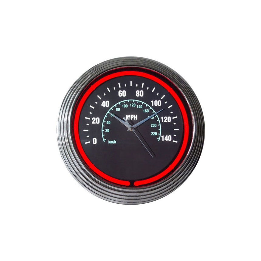 Neonetics Speedometer Neon Clock, Neon Signs: Auto Body Toolmart