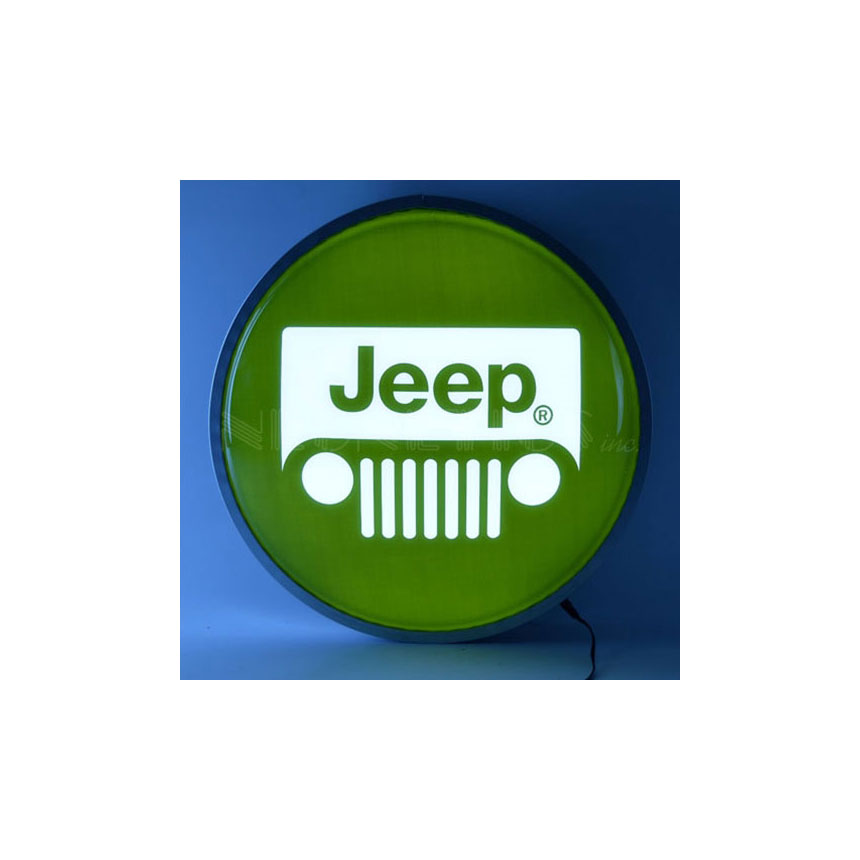 Neonetics Jeep 15 Backlit LED Lighted Sign - 7JEEPG, Neon Signs: Auto ...