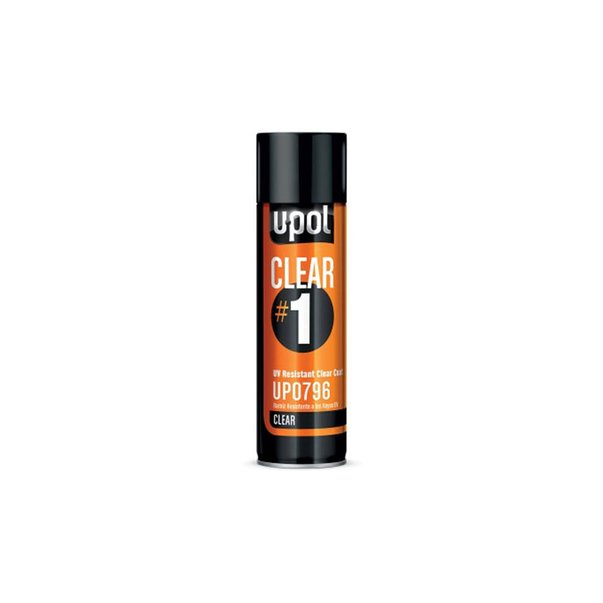 U-POL Clear #1 - High-Gloss Clear Coat - UP0796 | Auto Paint