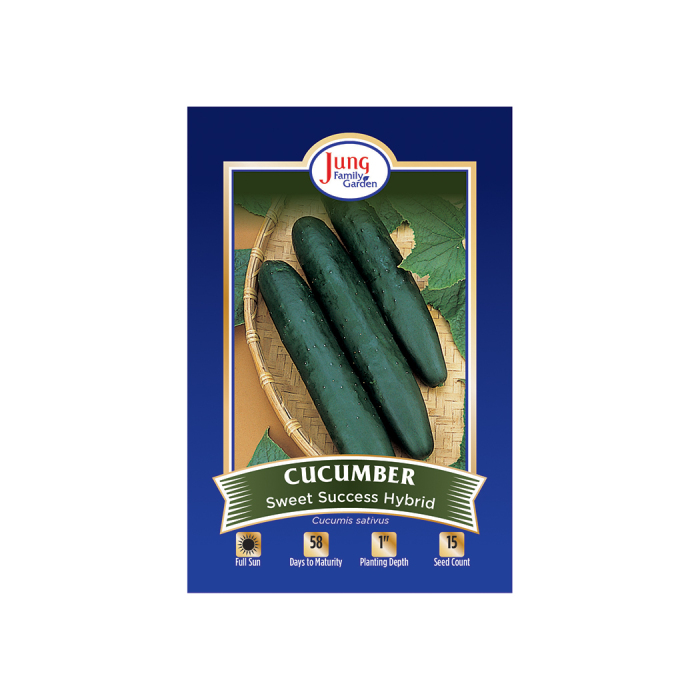 Sweet Success Cucumber, New Items: Jung Seed Company