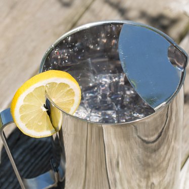 Stainless Pitcher with Ice Guard, Dinnerware - Lehman's