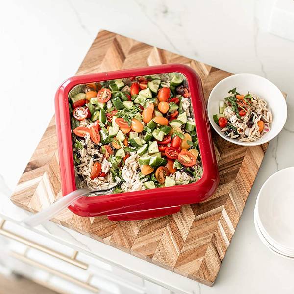 Fancy Panz Foil Pan Travel Cover, Storage and Serving - Lehman's