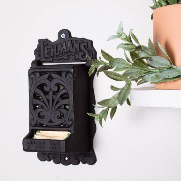 Wall-Mounted Matchbox Holder | Lehman's