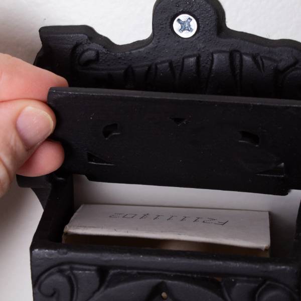 Wall-Mounted Matchbox Holder | Lehman's