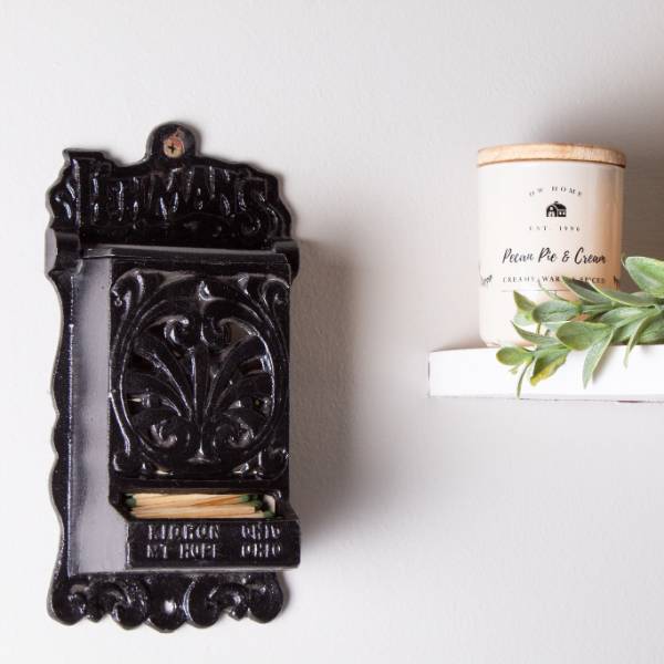 Wall-Mounted Matchbox Holder | Lehman's