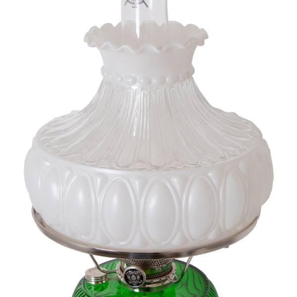 Aladdin Frosted Glass Oil Lamp Shade | Lehman's