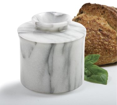 Marble Butter Crock, Making Butter - Lehman's