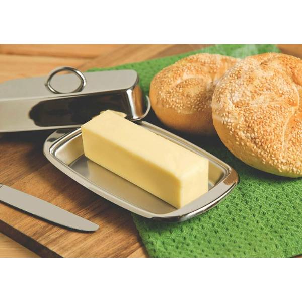 Stainless Steel Butter Dish | Lehman's