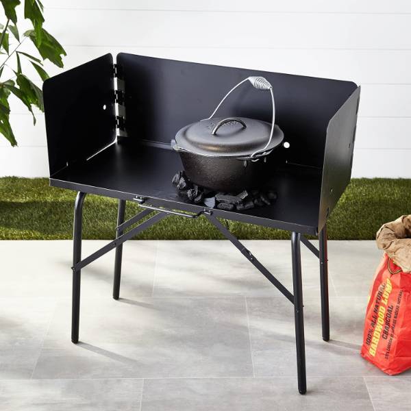 Lodge Outdoor Collapsible Cooking Table | Lehman's