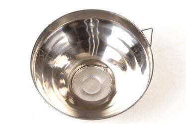 Large Stainless Steel Milk Strainer, Milk Filtering | Lehman's