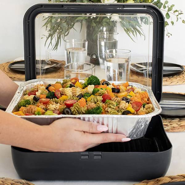 Fancy Panz Foil Pan Travel Cover, Storage and Serving - Lehman's