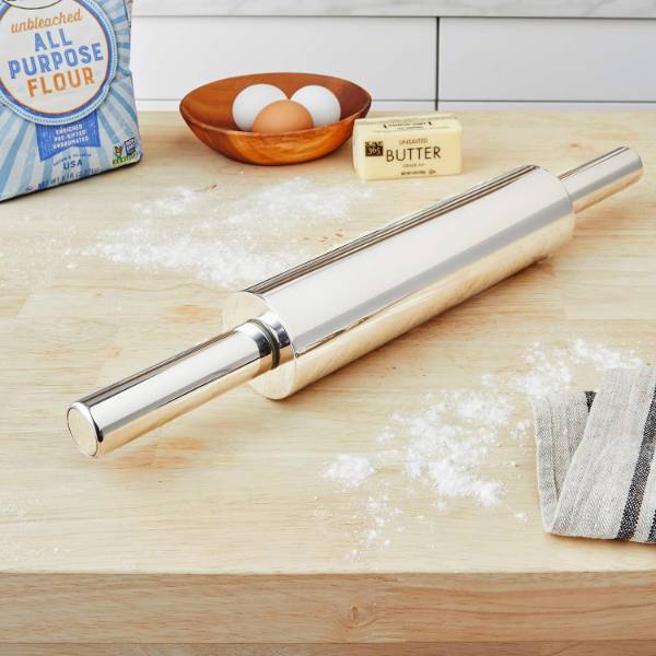 Stainless Steel Rolling Pin, Baking Supplies | Lehman's