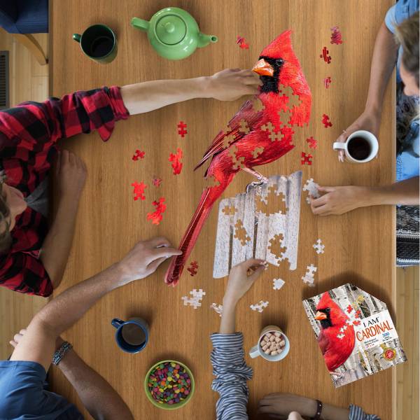 Shaped Jigsaw Puzzle - Cardinal | Lehman's