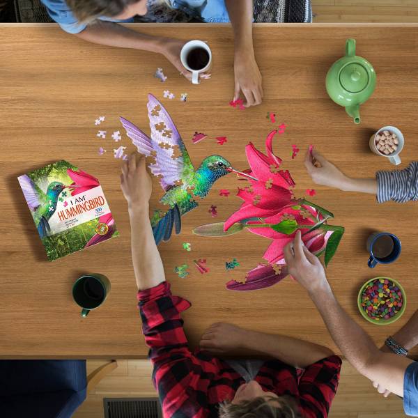 Shaped Jigsaw Puzzle - Hummingbird | Lehman's
