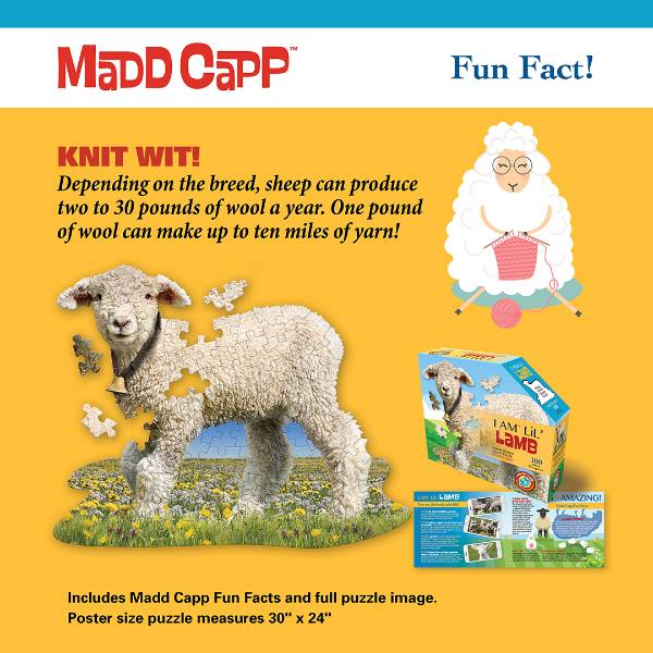 Shaped Jigsaw Puzzle - Lamb | Lehman's