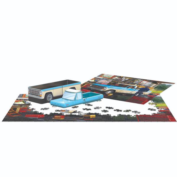 Pickup Truck Jigsaw Puzzle in Metal Tin, 550pc | Lehman's