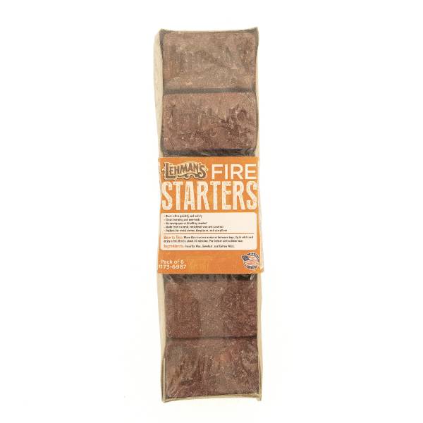 Fire Starters with Natural Wax & Sawdust | Lehman's