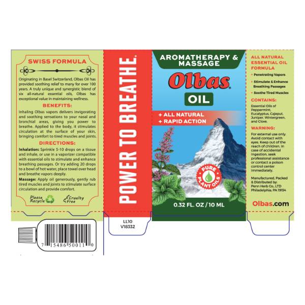 Olbas Aromatherapy and Massage Oil | Lehman's