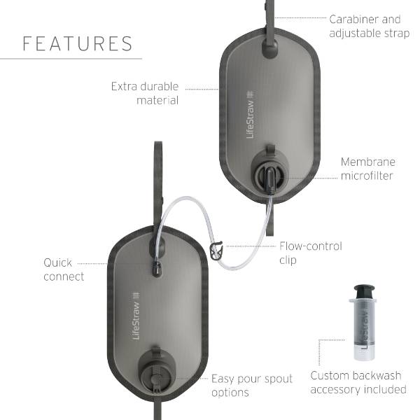 LifeStraw Peak Series Gravity Water Filter | Lehman's