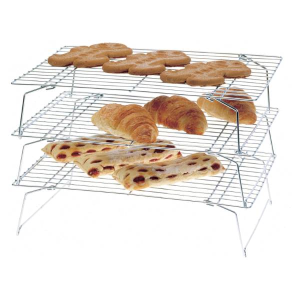 3-Tier Stackable and Collapsable Cooling Rack | Lehman's