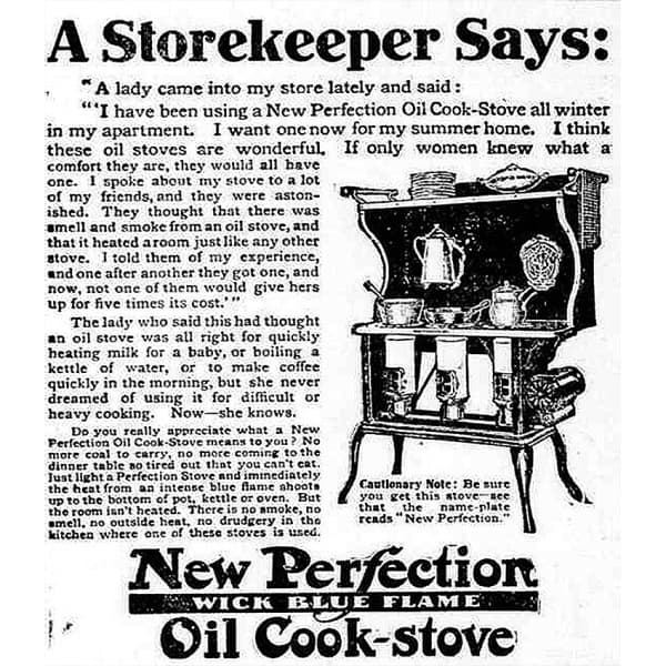Perfection Kerosene Cookstove - Two Burner, Cookstoves - Lehman's