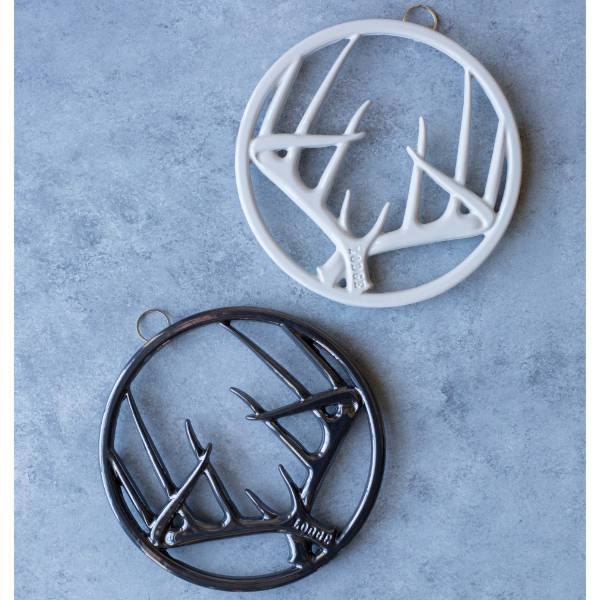 Lodge Enamel Antler Trivet | Lehman's