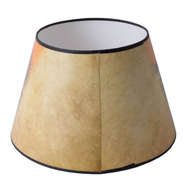 Aladdin Ride into Sunset Parchment Oil Lamp Shade | Lehman's