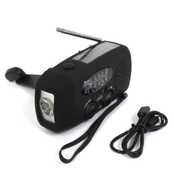 Emergency AM/FM Radio and Flashlight, Solar | Lehman's