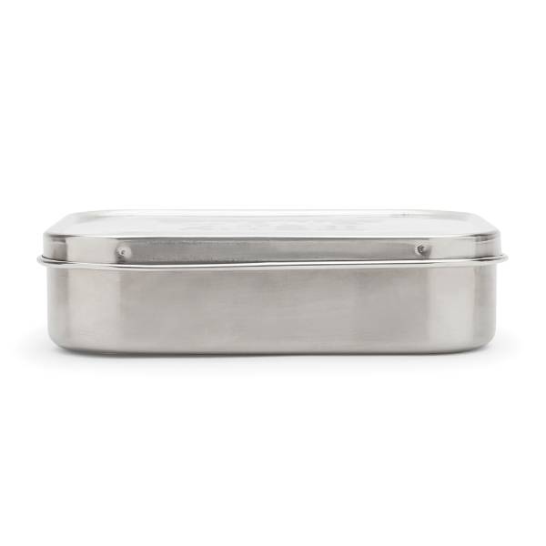 Stainless Steel 2-Compartment Snack Container | Lehman's