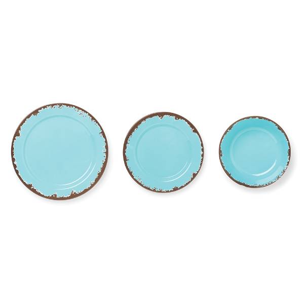 Rustic Melamine Dinnerware Set of 12 | Lehman's