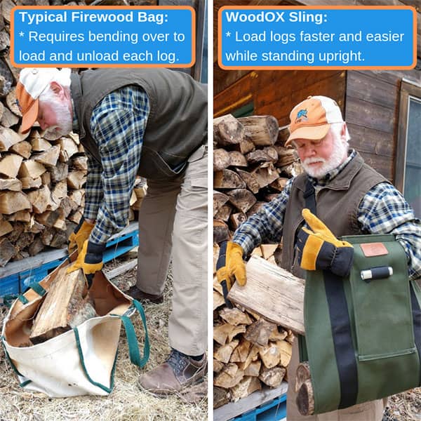 WoodOX Sling, Firewood Carrier | Lehman's