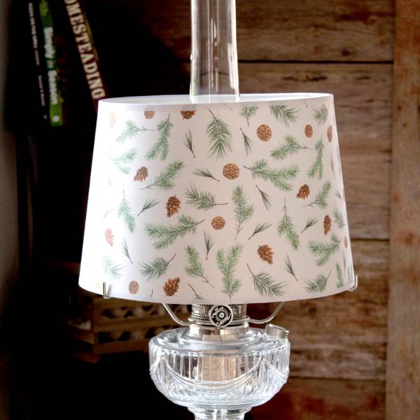 Aladdin Pine Bough Lamp Shade, Parchment Shades | Lehman's