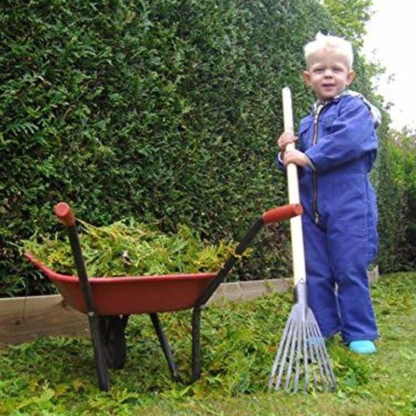 Junior Long Handle Leaf Rake | Lehman's