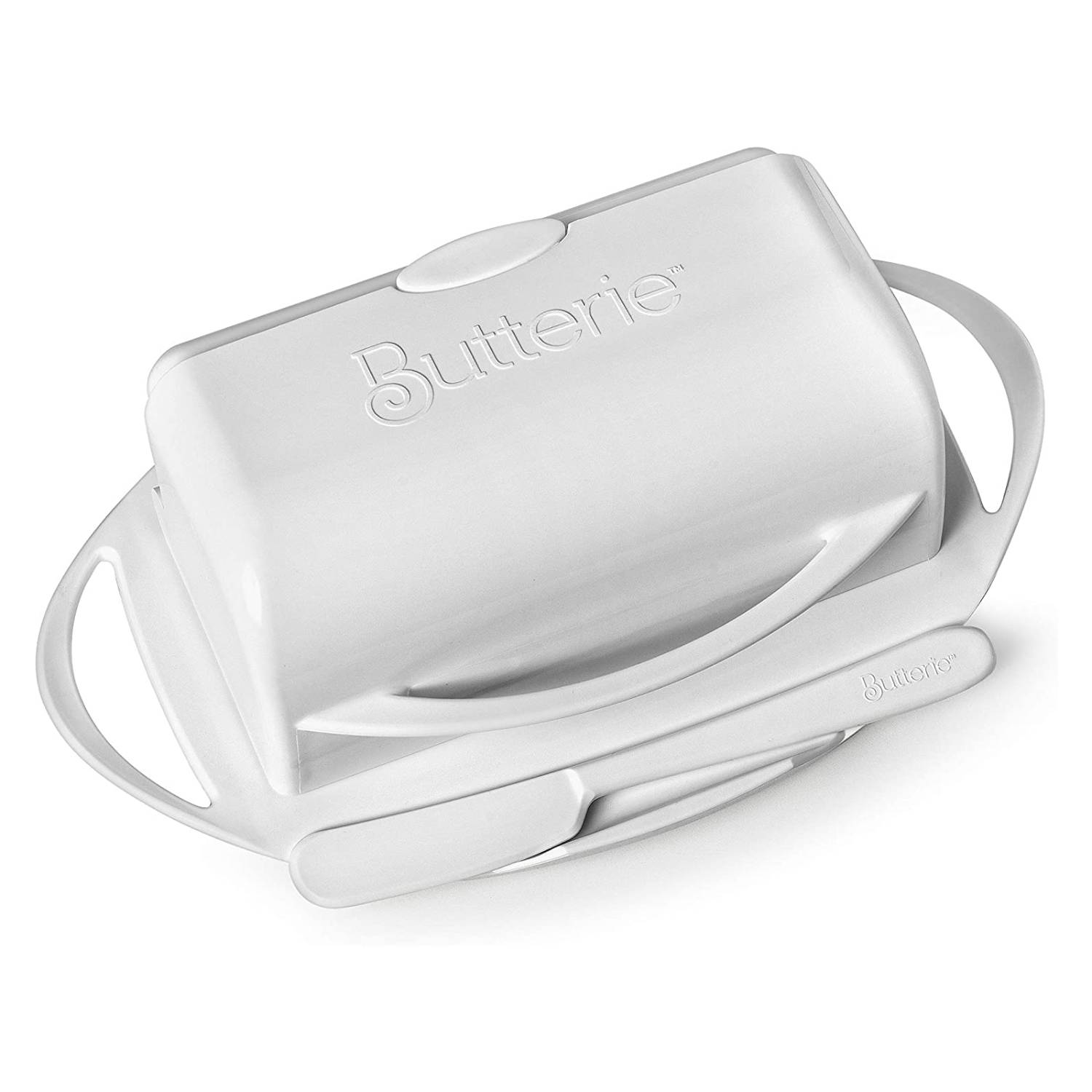Butterie Flip-Top Butter Dish with Spreader | Lehman's