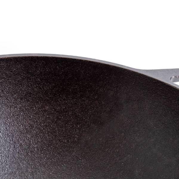 Lodge Cast Iron Wok with Wide Base | Lehman's