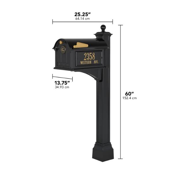 Whitehall Monogram Balmoral Mailbox | Lehman's