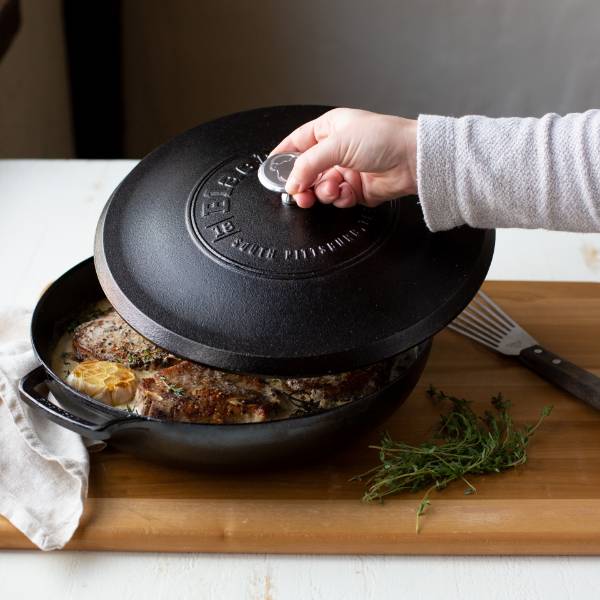 Lodge Blacklock Cast Iron Lid | Lehman's