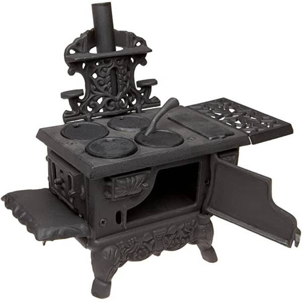 Mini Cast Iron Wood Cook Stove, Indoor Play - Lehman's