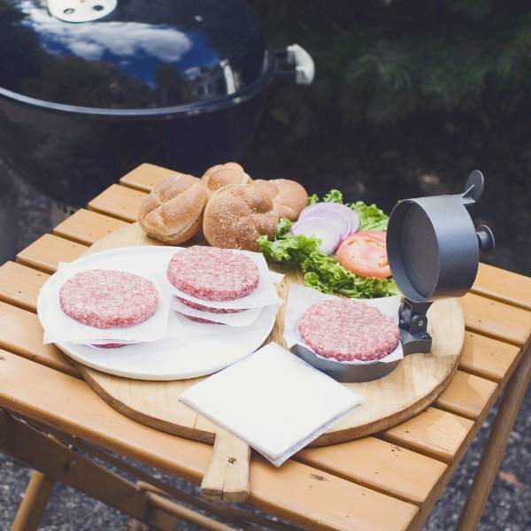 Single Hamburger Press, Butchering Supplies - Lehman's
