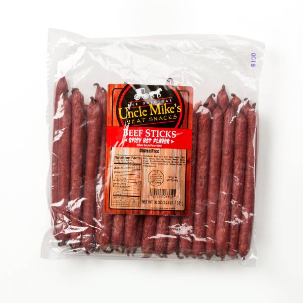 Hickory Beef Sticks, Meats - Lehman's