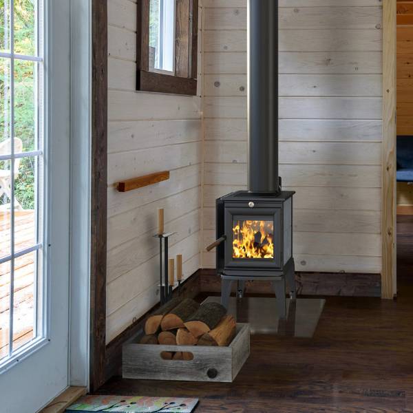Hearthstone Lincoln TruHybrid Wood Heat Stove | Lehman's