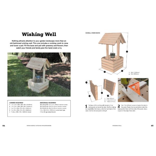 Super Simple Outdoor Woodworking Book | Lehman's