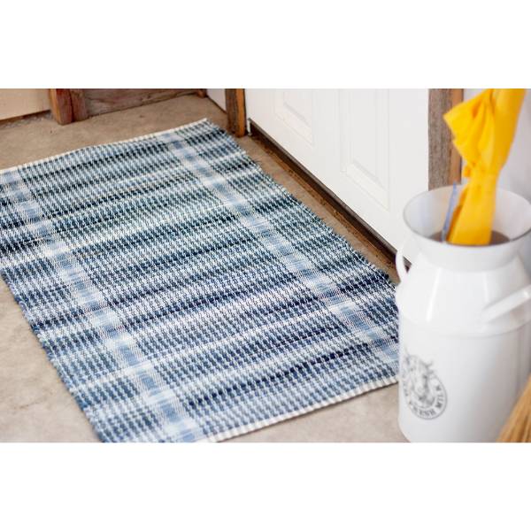 Tough Woven Denim Rug, Home Textiles - Lehman's