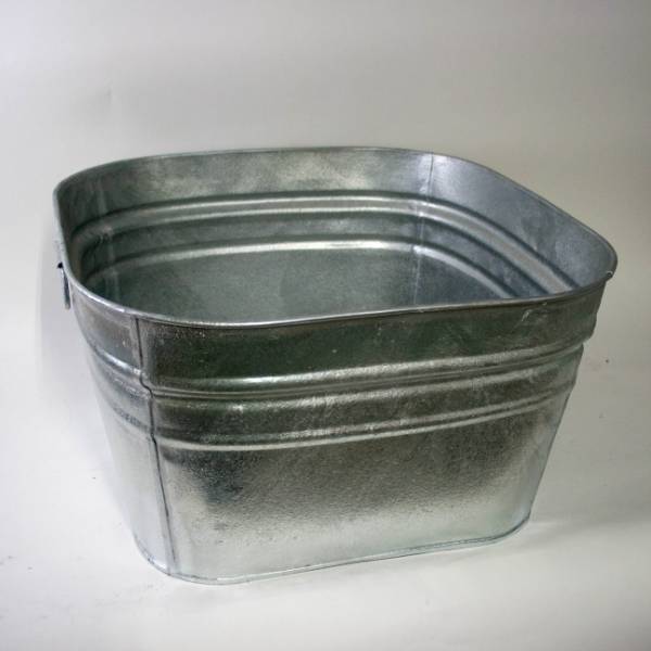 Galvanized Wash Tub - 15.5 Gallons, Washers and Wash Day Accessories ...
