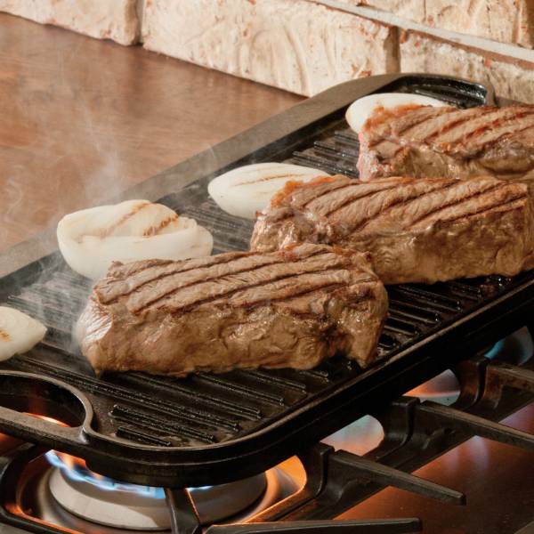Lodge Logic Cast Iron 2-Sided Pro Griddle | Lehman's