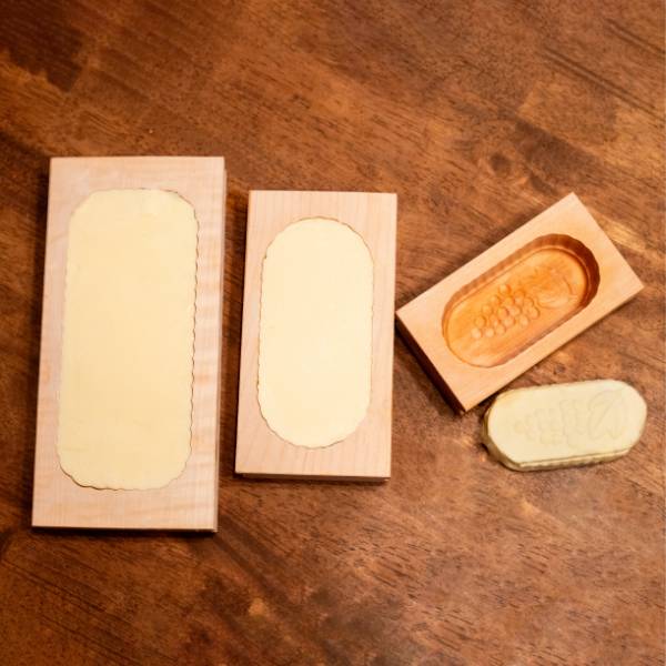 Set of 3 Carved Rectangular Butter Molds from Germany, Making Butter ...