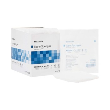 SPONGE,SUPR 6X6 3/4 MED STRLF,20/BX, Wound Care: shopmedvet.com