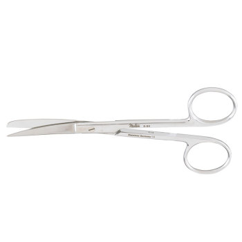 Miltex 4-3/4 Operating Scissors - Lightweight - Curved - Sharp/Blunt ...