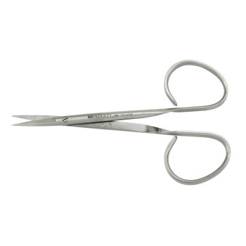 Miltex Iris Scissors - 4.12 - Straight - Sharp/Sharp - Ribbon Type Blades | Med-Vet International